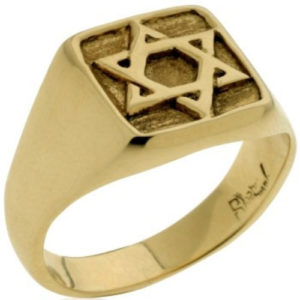 14k Gold Star of David Ring | Baltinester Jewelry & Judaica