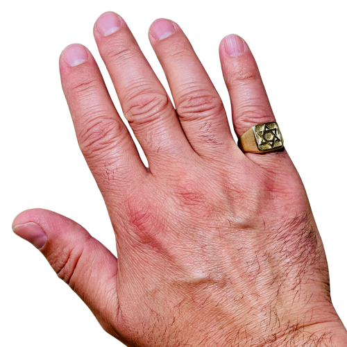 14k Gold Star of David Ring | Baltinester Jewelry & Judaica