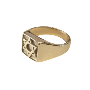 14k Gold Star of David Ring | Baltinester Jewelry & Judaica